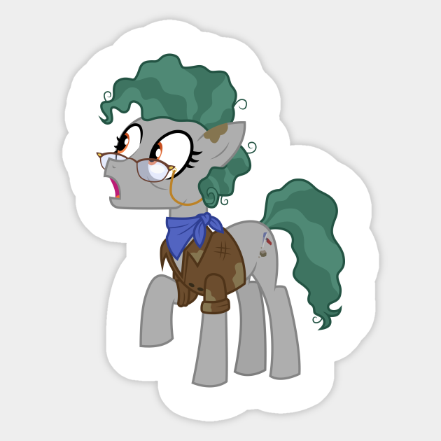 Shocked Professor Fossil - My Little Pony - Sticker | TeePublic Shocked Professor Fossil - My Little Pony - Sticker | TeePublic